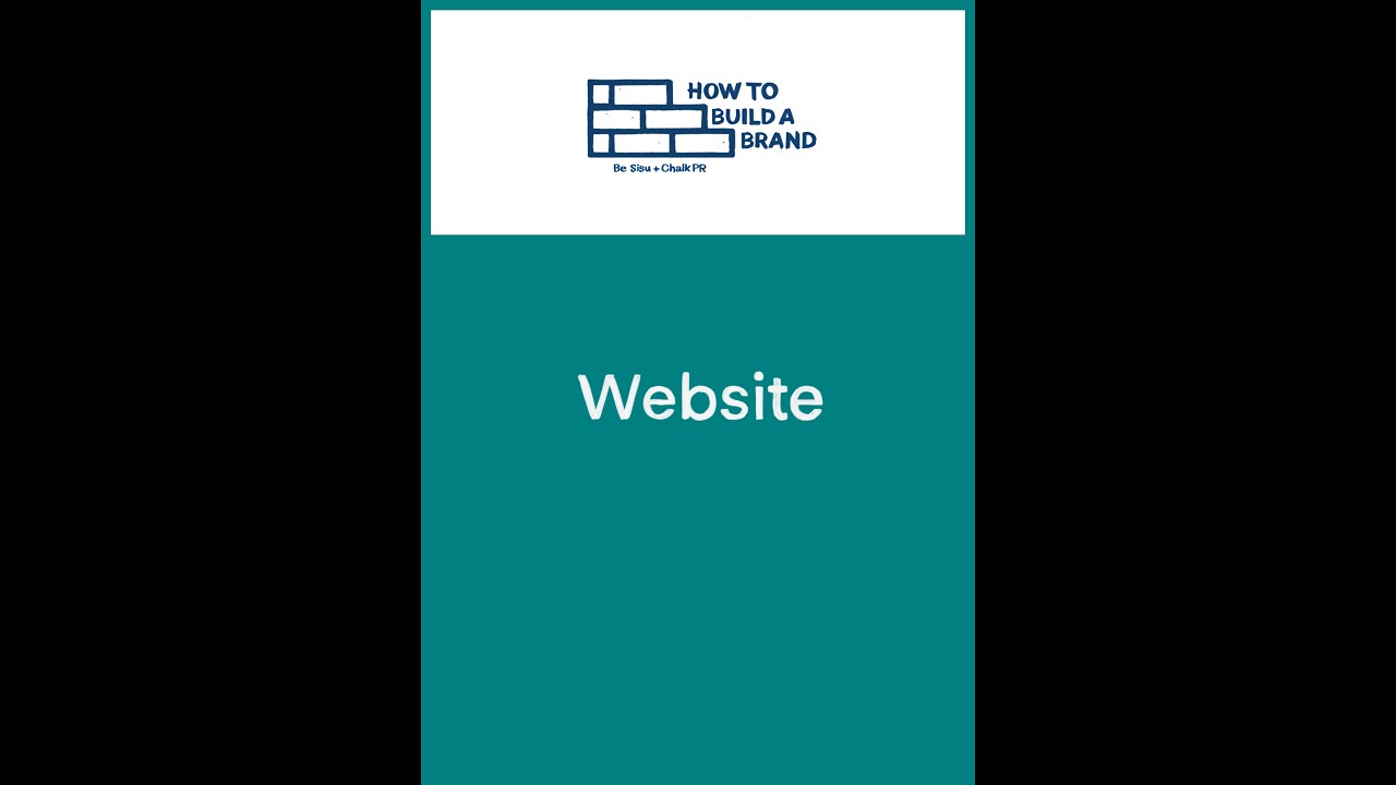 How To Build A Brand's Website Workbook Preview