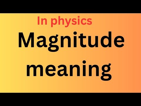 magnitude meaning||magnitude meaning in hindi||magnitude explain||what is magnitude||magnitude kya