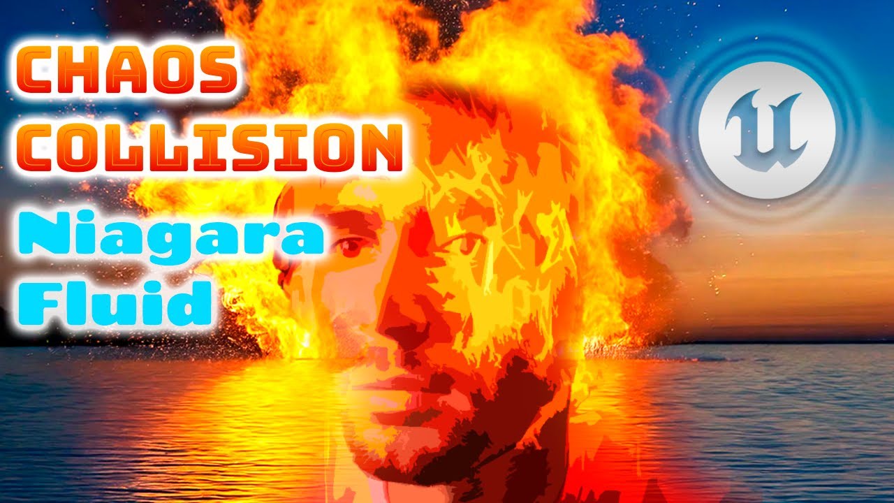 Niagara Fluid and Chaos Fracture Collision | Unreal Engine 5 - Real Time VFX