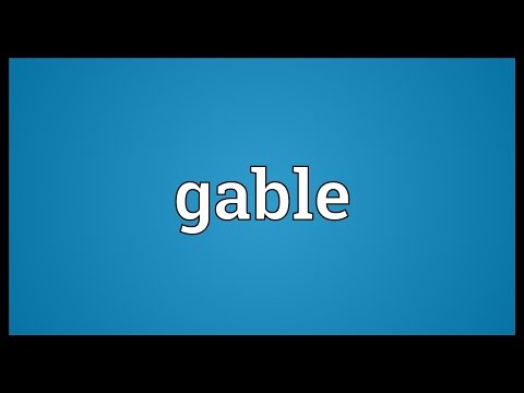 Gable Meaning
