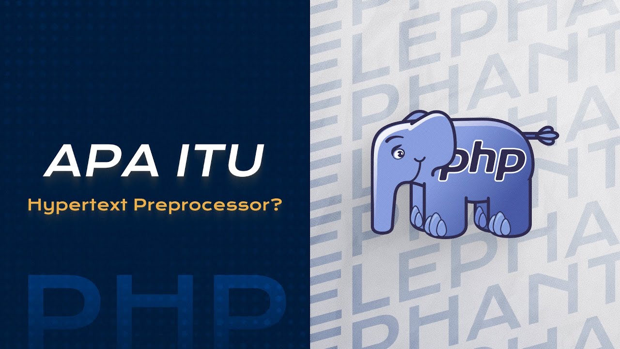 Pertemuan 1 - PHP Dasar | Pemrograman Web 2