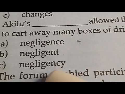 MORE ANSWERS, OPTIONS SUITABLE IN SENTENCES & APOLOGIES FOR OVERSIGHT i.e word NEGLIGENCE (FATIGUE).