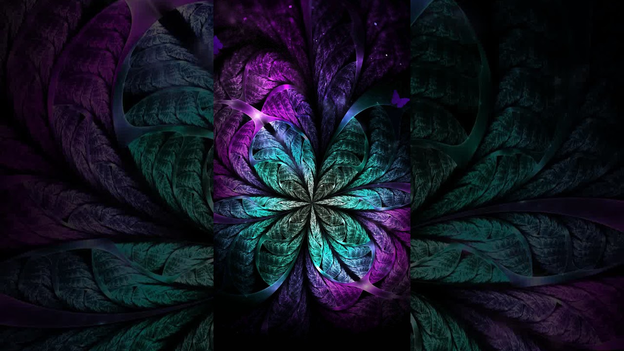 [Samsung Theme-Live Wallpaper]Violet flower