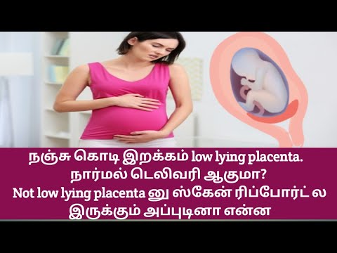 mention to Scan report low lying placenta is normal delivery possible and not low lying placenta....