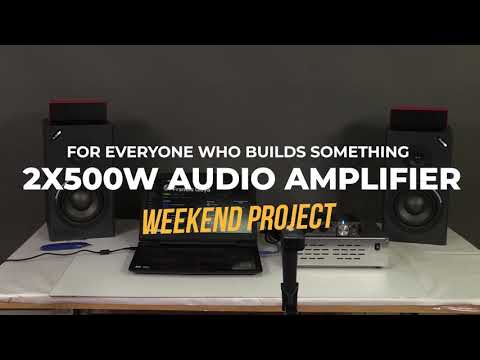 500W audio amplifier weekend project EN
