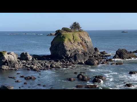 Crescent City California Coastline 4K