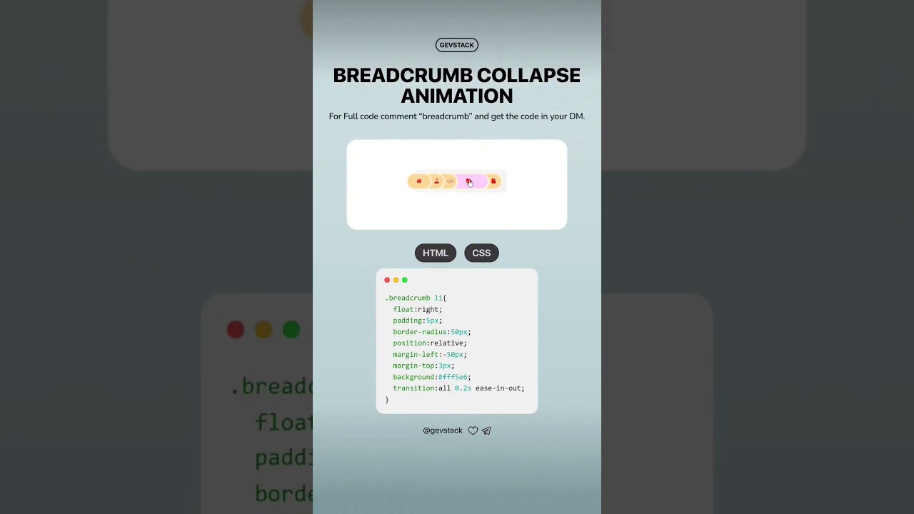 breadcrumbs menu css design #html #css #python #csharp #javascript