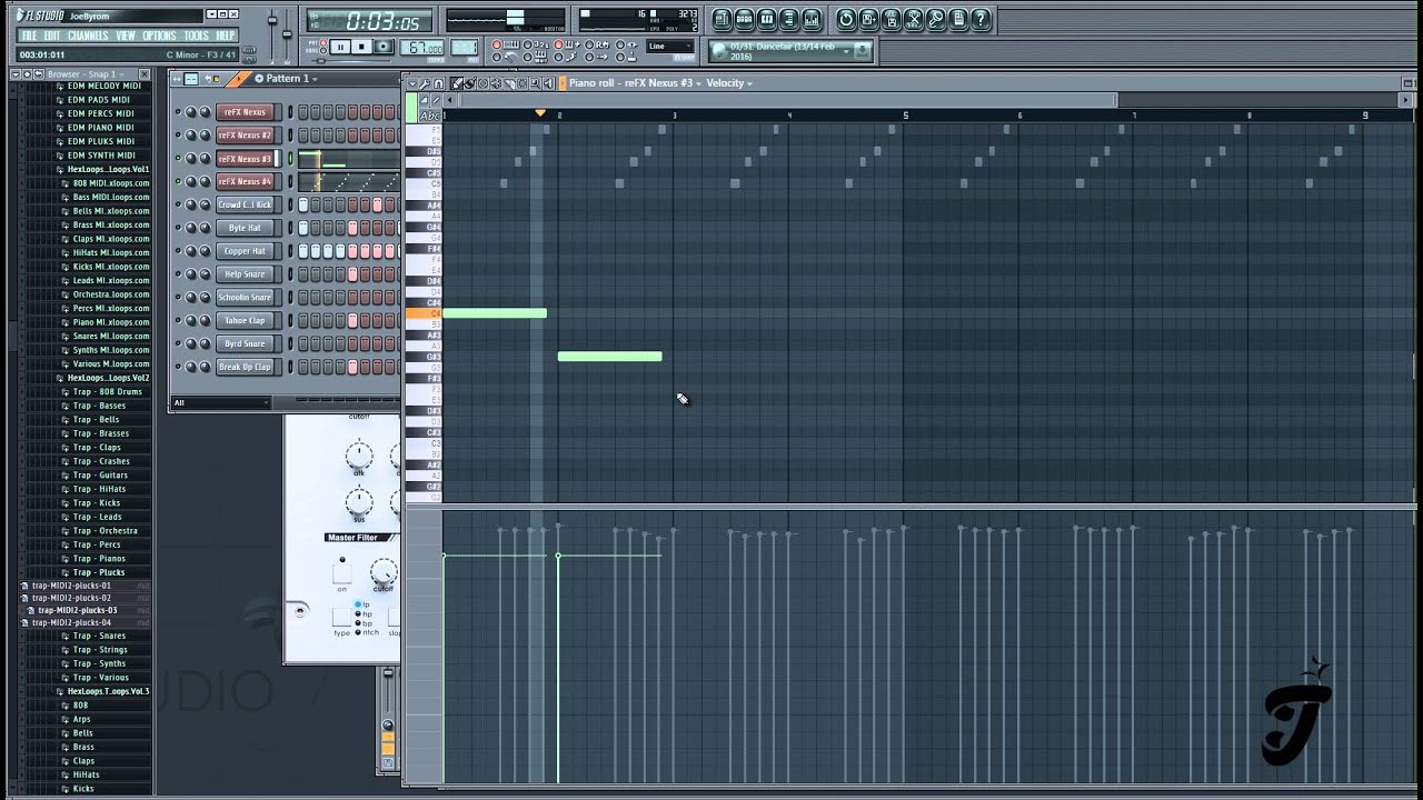 J-rum - Hex Loops Trap Midi Review
