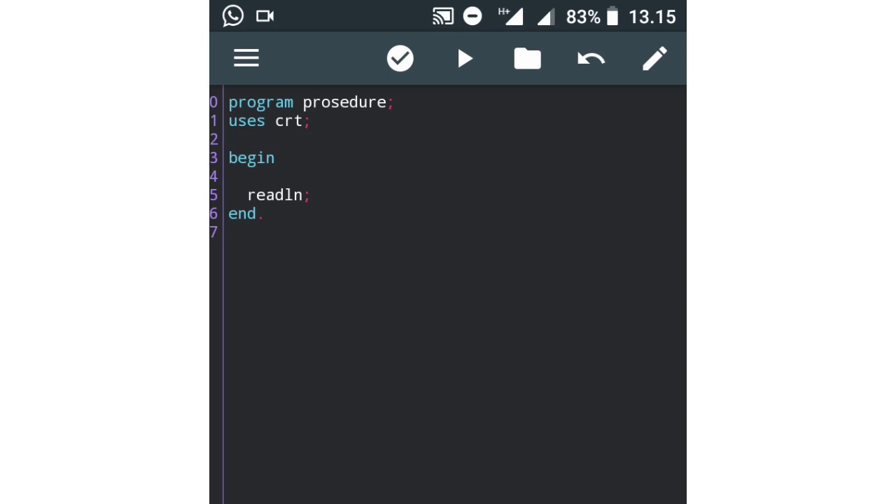 Program Procedure dan Function