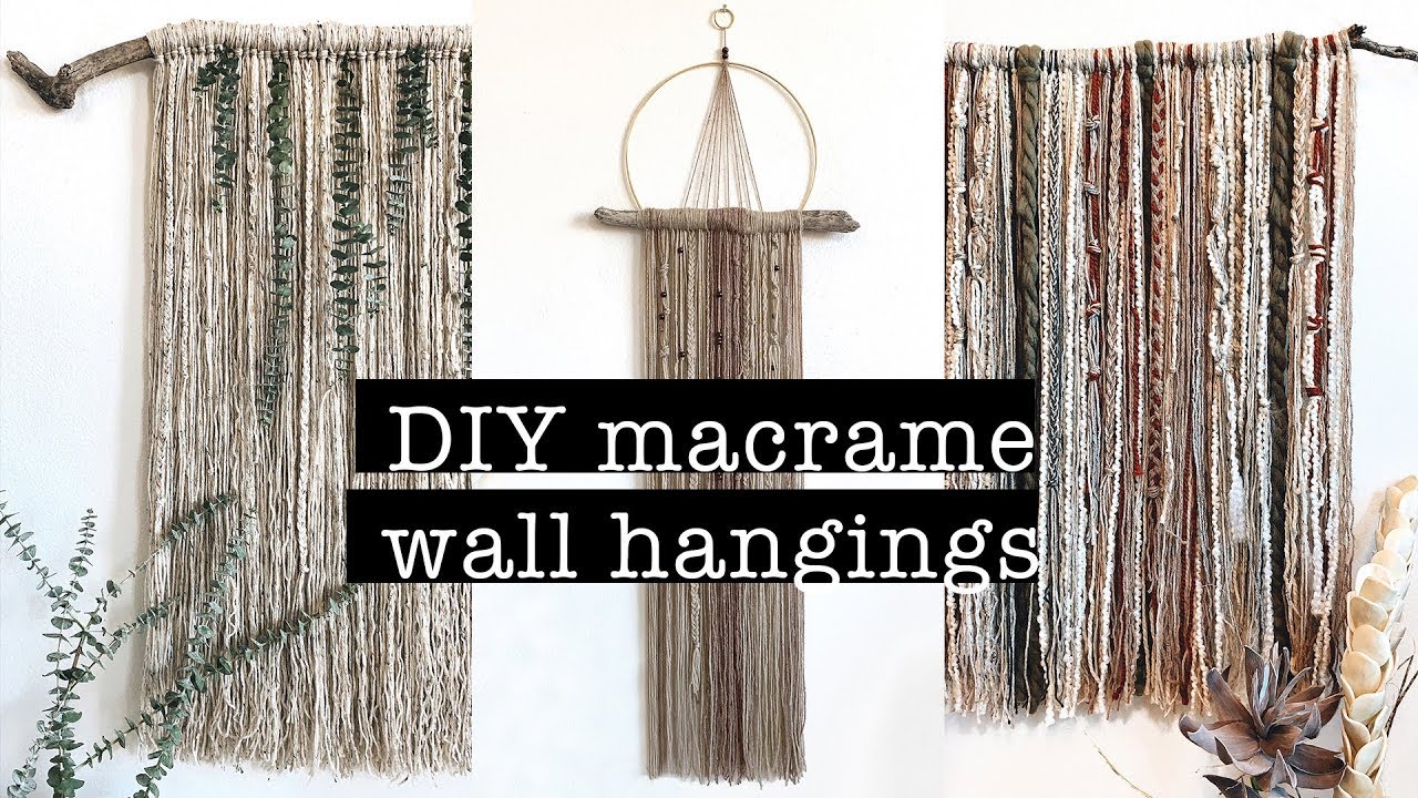 DIY Macrame Wall Hangings (beautiful & easy) | XO, MaCenna
