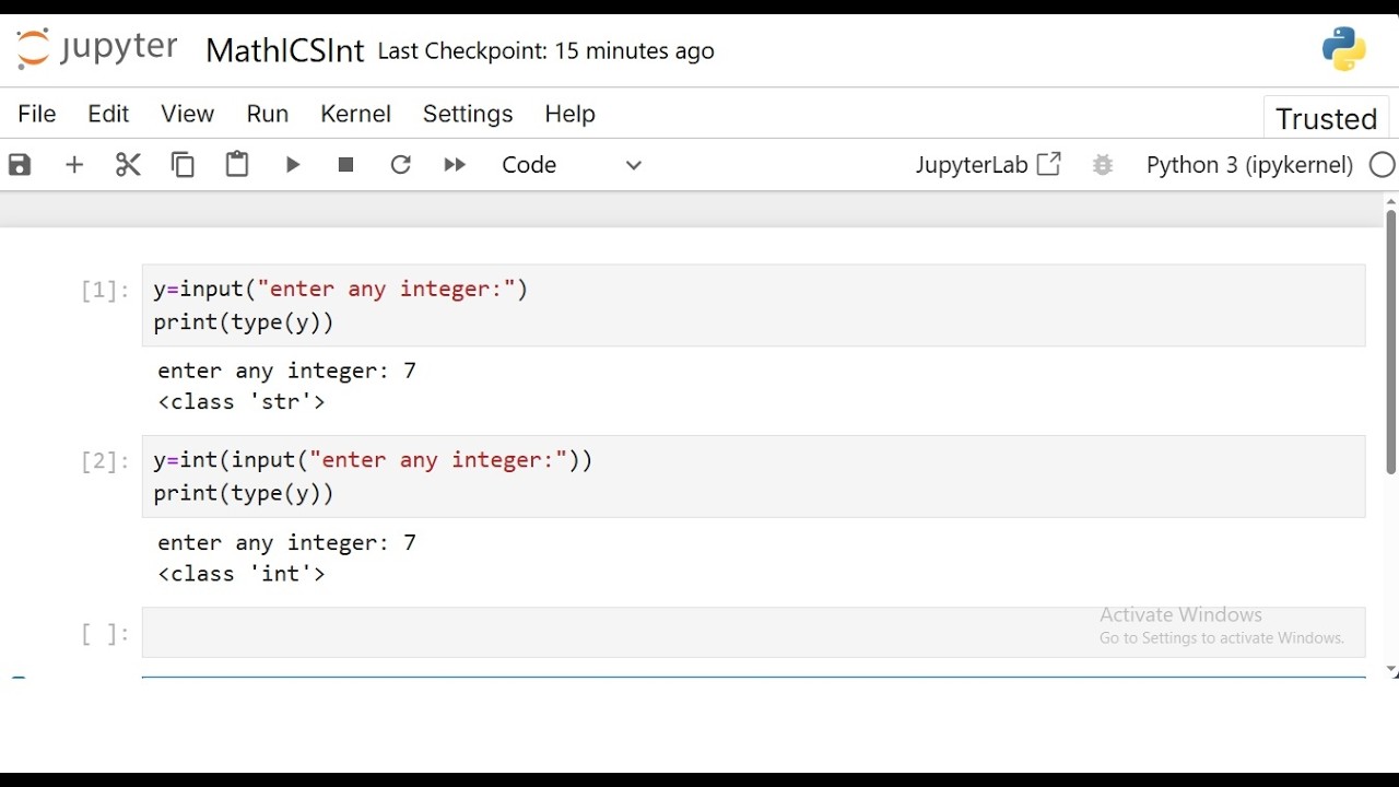 How to Take Integer Input in Python | input() Function Explained | ICS & Beginners Lecture