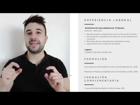 LA ESTRUCTURA DEL CURRICULUM VITAE✅ ✅