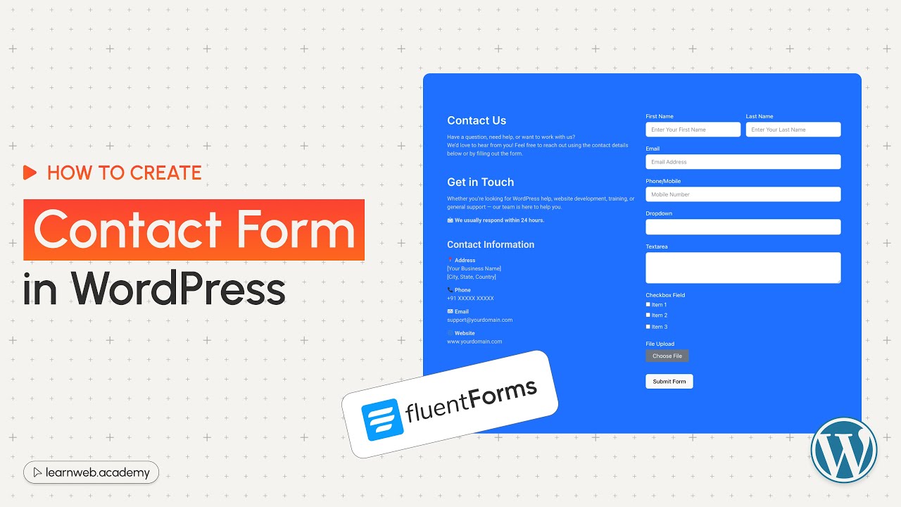 How to Create Forms Using Fluent Forms Pro in WordPress (Step-by-Step Tutorial)