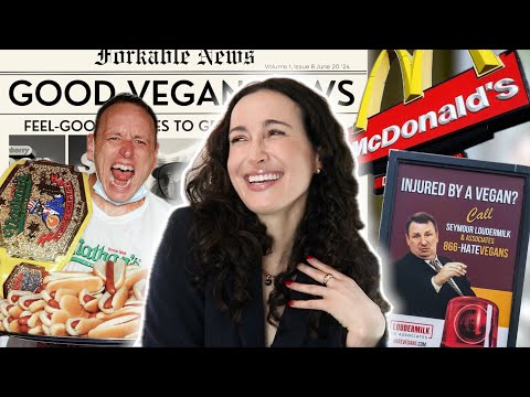 Good Vegan News Roundup: Joey Chestnut Hot Dog Drama, McDonald's, Germany's New Guidelines, & More!