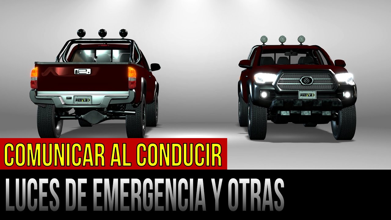 Comunicación al conducir: luces de emergencia y otras luces