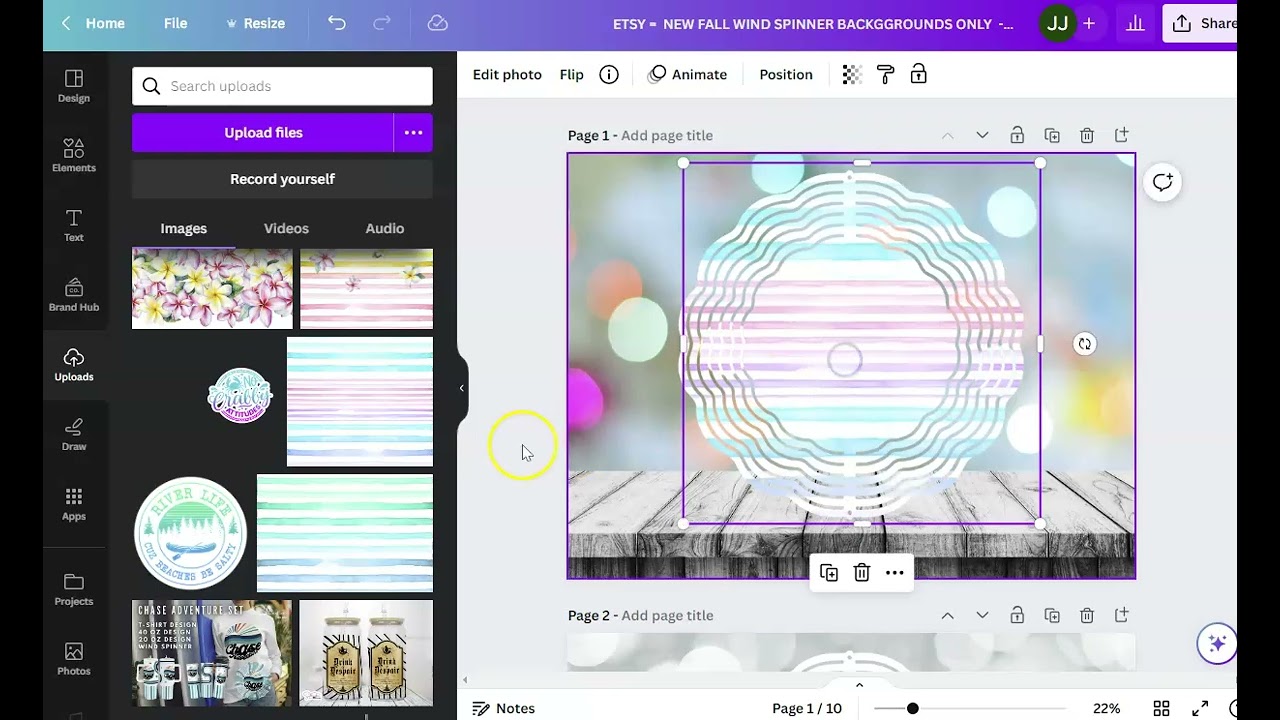 Wind Spinner Mockup How too