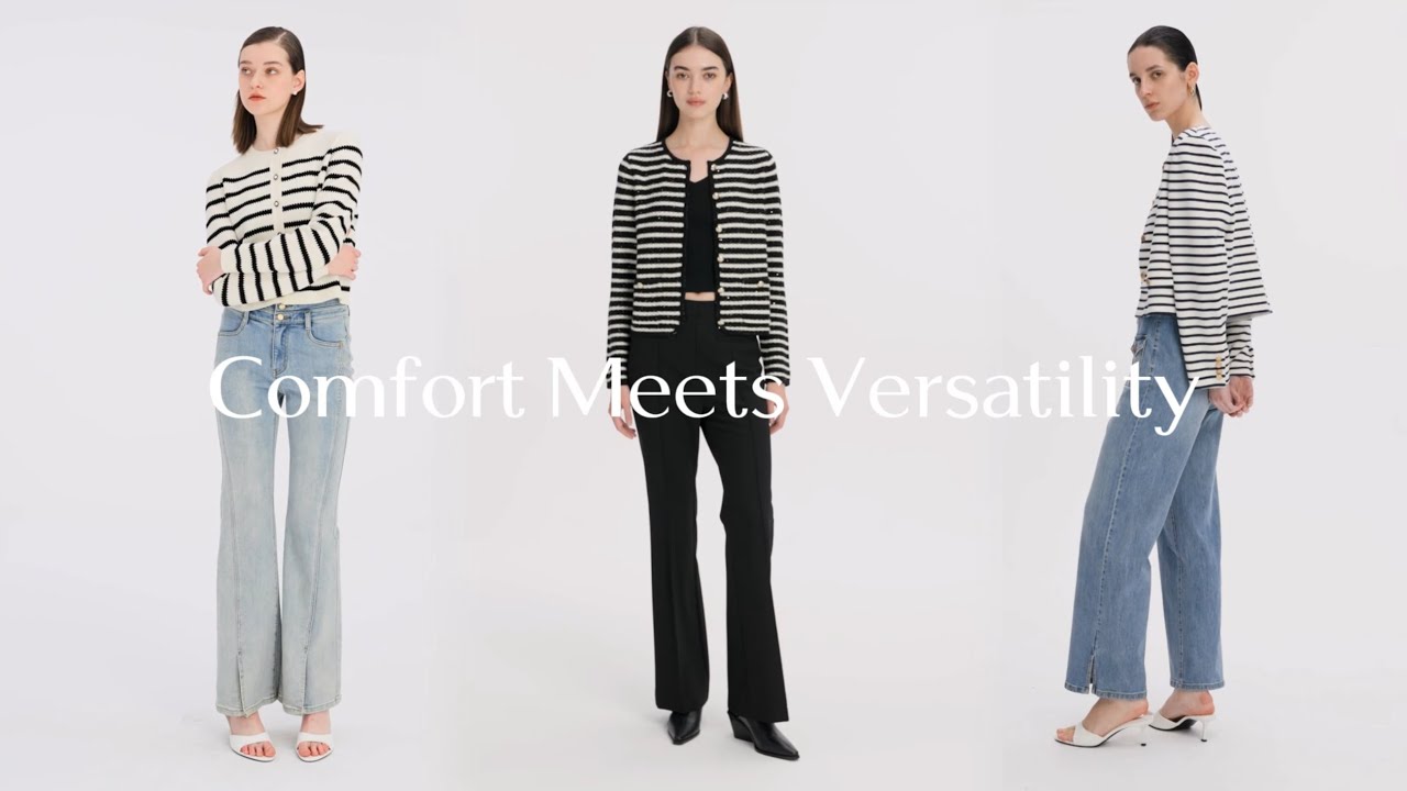 Effortless Chic☁ Minimalist Stripes for Any Occasion | GOELIA Fall Collection