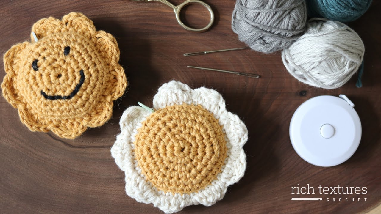 Summer Measuring Tape Cover Crochet Pattern