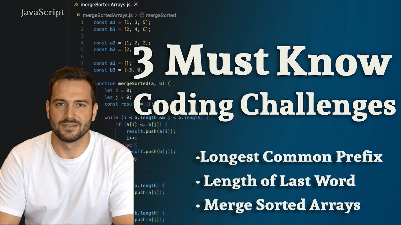 3 Must Know JavaScript Coding Challenges for QA/SDET Interviews