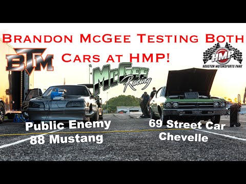 BRANDON MCGEE TESTING BOTH CARS AT HMP! BOTH ARE HAULING! (CINEMATICS)