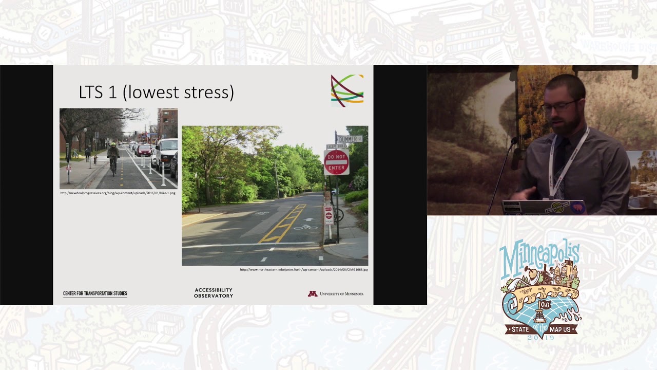 Measuring National Low Stress Bicycle Accessibility with OpenStreetMap -  Brendan Murphy