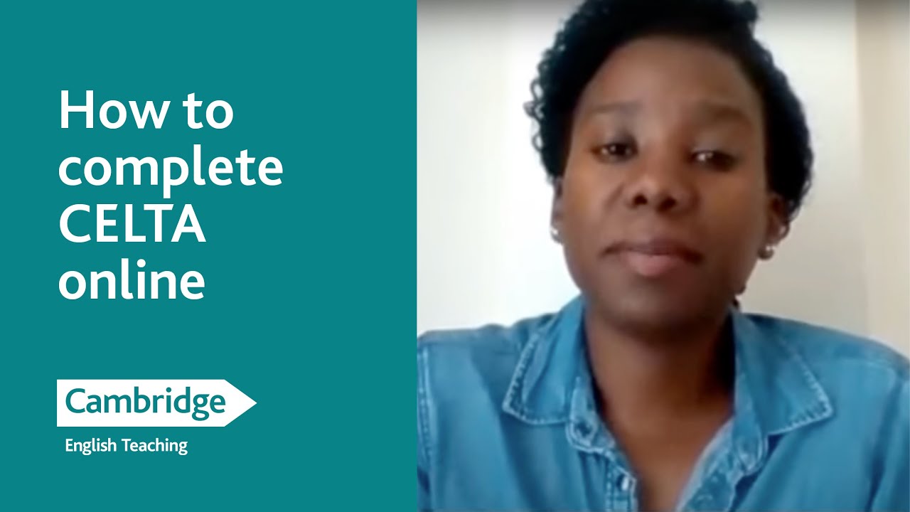 How to complete CELTA online