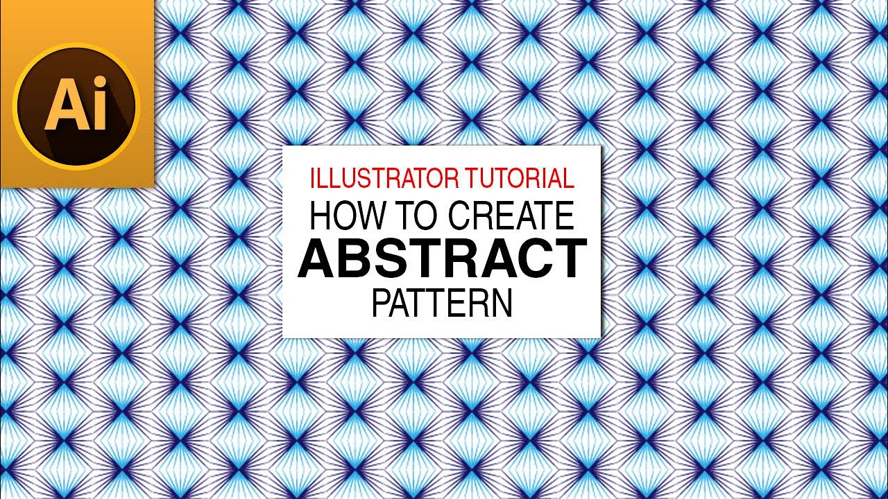 How to Create Blue Colored Abstract Pattern in Adobe Illustrator