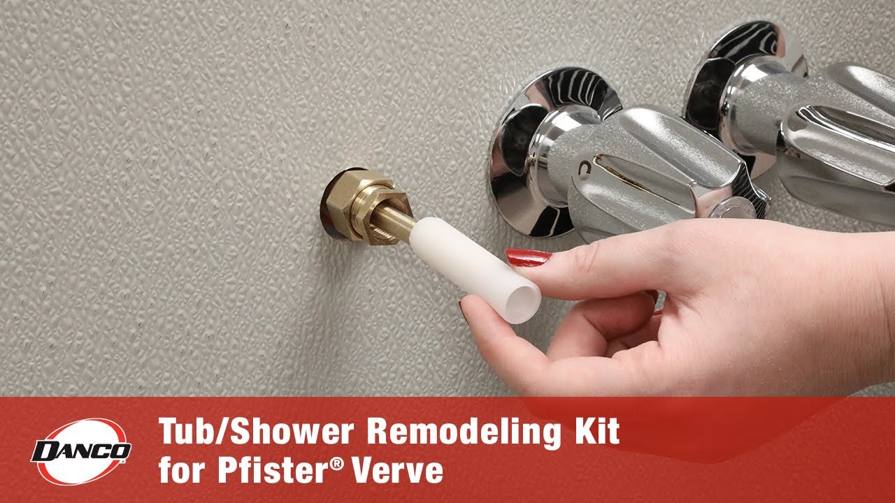 Tub/Shower 3-Handle Remodeling Kit for Price Pfister Verve in Chrome