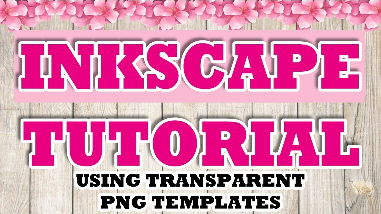 How to use Inkscape with transparent PNG template files