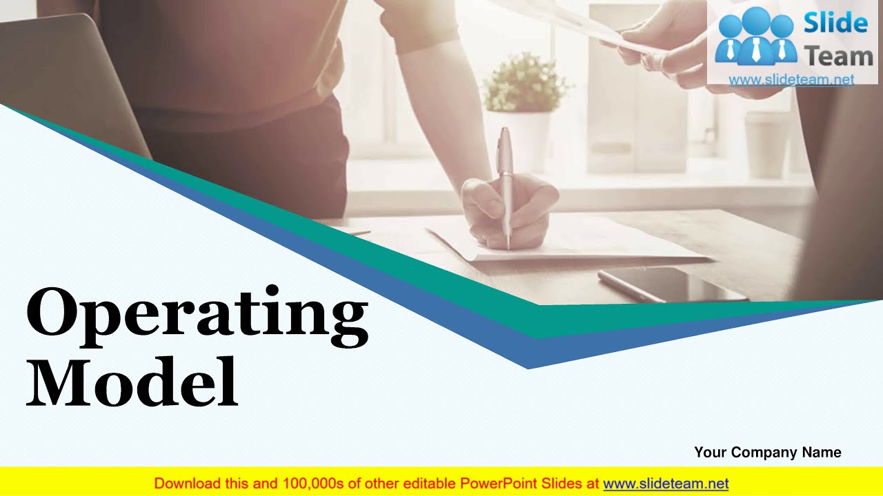 Operating Model PPT Infographics Graphics Template Mission And Guiding Principles