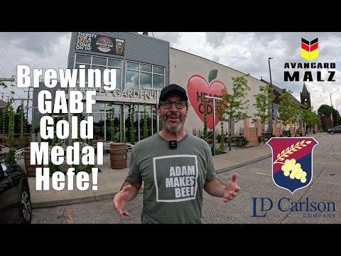 GABF Gold Medal Hefe Brew Day w/ Market Garden Brewing | feat. Avangard Malz - LD Carlson