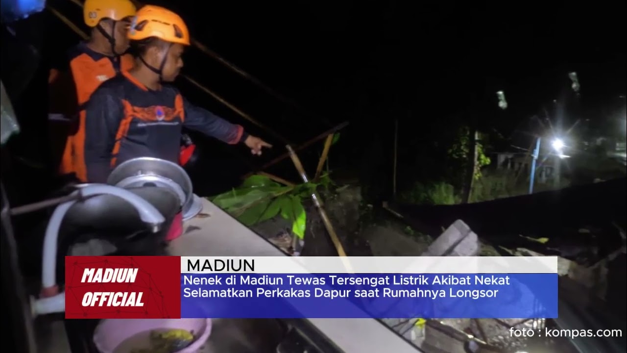 Nenek di Madiun Tewas Akibat Selamatkan Perkakas Dapur Saat Longsor | MADIUN OFFICIAL