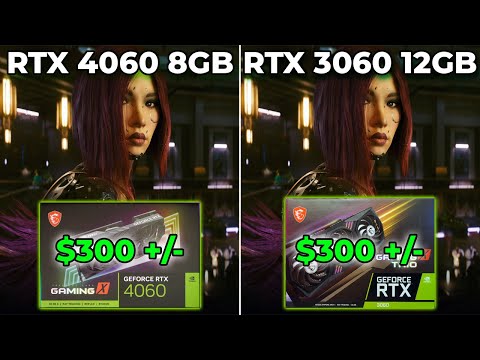 GeForce RTX 4060 8GB vs RTX 3060 12GB - Same Price, Which Is Better?