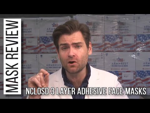 It Came in a Ziplock Bag - NCLOSD 3 Layer Adhesive Face Masks Review