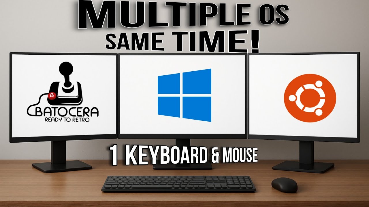 Control ALL Your PCs With ONE Keyboard & Mouse! AT THE SAME TIME!
