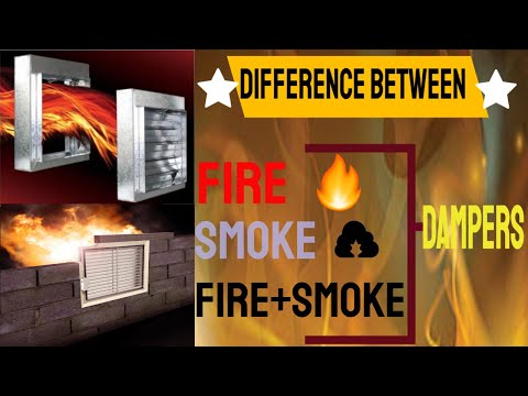 Basic Understand about the Fire Dampers, Smoke Dampers, Fire + Smoke Dampers