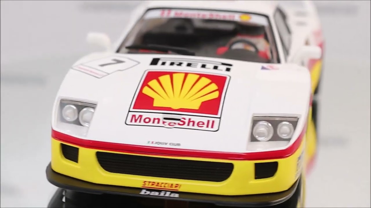 Revoslot Ferrari F40 Shell #7 Analog / Carrera Digital 132, 82,95