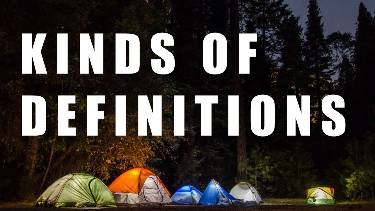 Kinds of Definitions