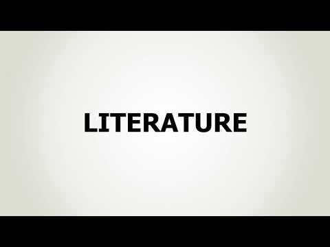 How to Pronounce Literature
