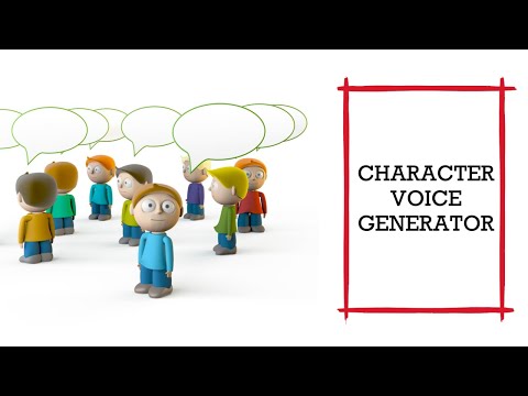 Character Voice Generator: Character text to speech for video games, cartoons, fiction audiobooks...