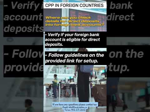 Finding your direct deposits in your foreign bank account #shorts #booksinline #Canadapensionplan