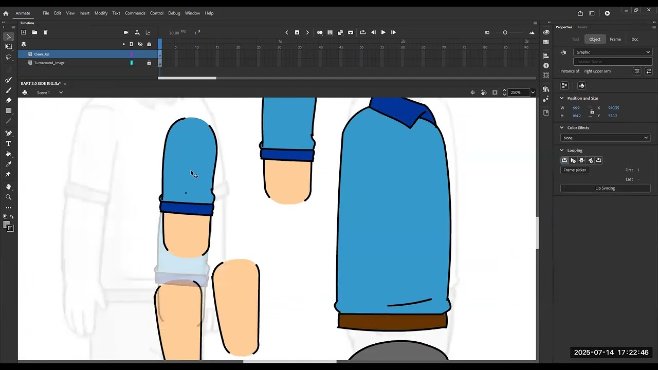 Character Side Rig Episode 4: Converting the Body Parts into Graphic Symbols