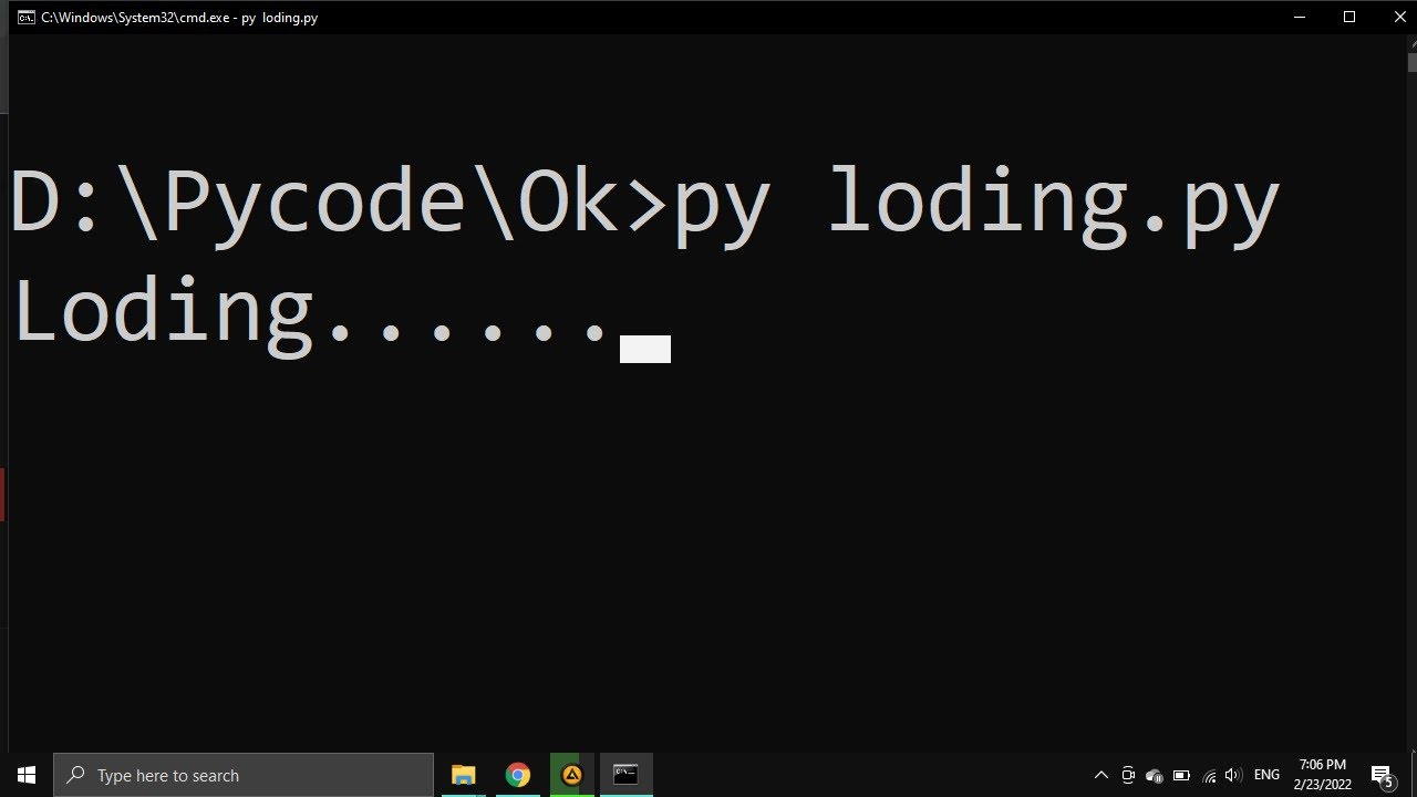 python Text Animation( lording.) Python Tutorial - Python for Beginners [Full Src Code]