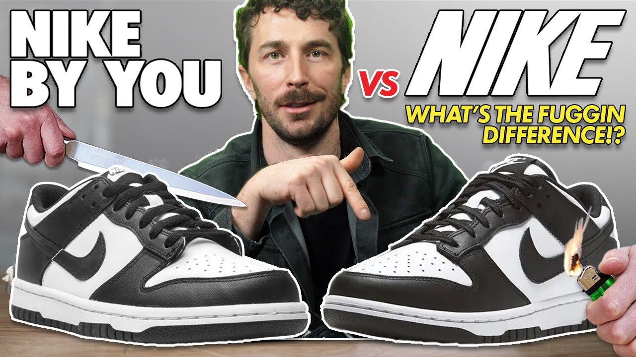 The Truth about Nike by You! Are they the same shoes? Dunk Low Retro Panda