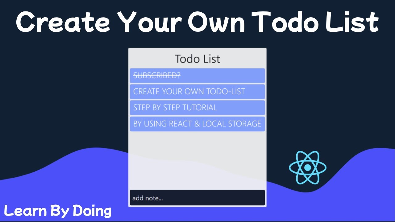 Create a Stunning & Responsive Todo List With React