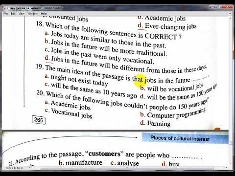 حل امتحان الوحدة العاشره من كتاب المعاصر للصف الثالث الثانوي 2022