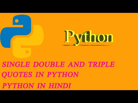 lecture2 Single, Double, and Triple Quotes in Python