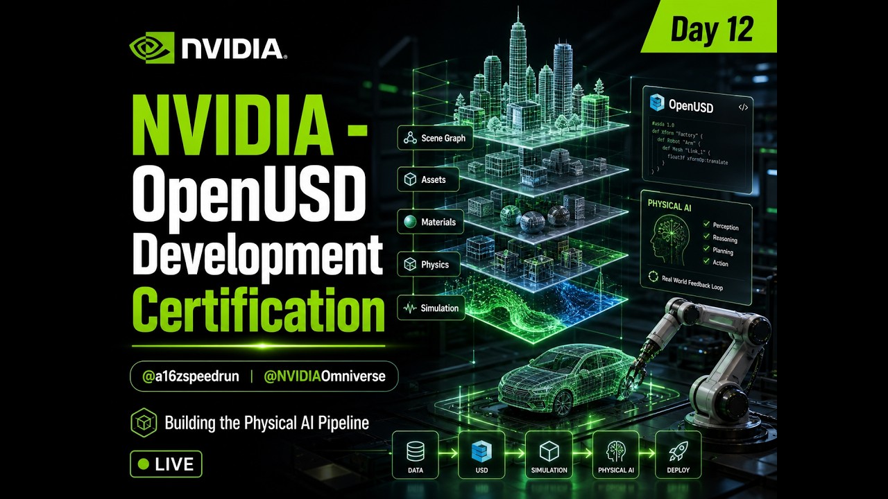 NVIDIA- OpenUSD Development Certification @a16zspeedrun @NVIDIAOmniverse