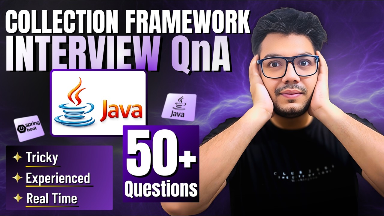 50+ Real & Tricky Java Collection Framework Interview Questions (2–7 Yrs Experience)