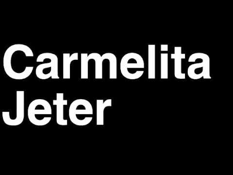 How to Pronounce Carmelita Jeter USA Silver Medal Women's 100m Race London 2012 Olympics Video